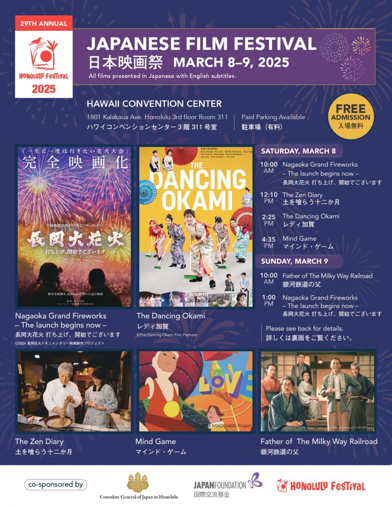 Get ready for a weekend of inspirational Japanese cinema at the Hawaii ...